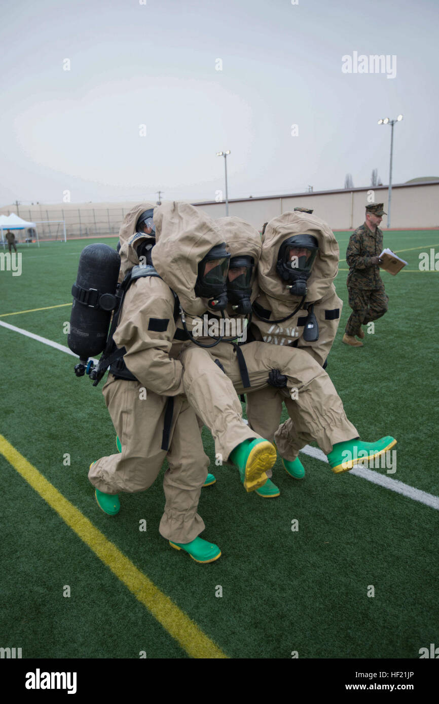 U.S. Marines with Chemical Biological Radiological Nuclear (CBRN ...