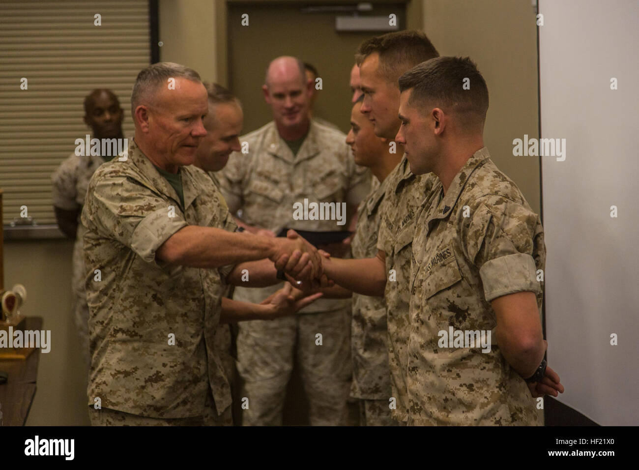 The Commanding General of 1st Marine Division, Maj. Gen. Lawrence D ...