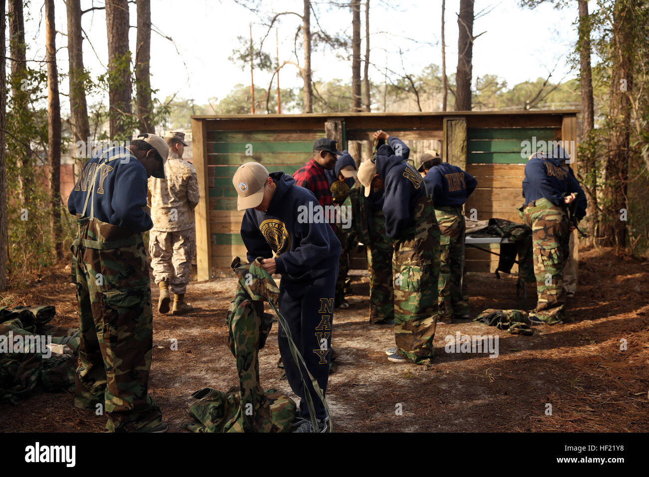 Dreher High School Navy Junior Reserve Officers' Training Corps cadets ...
