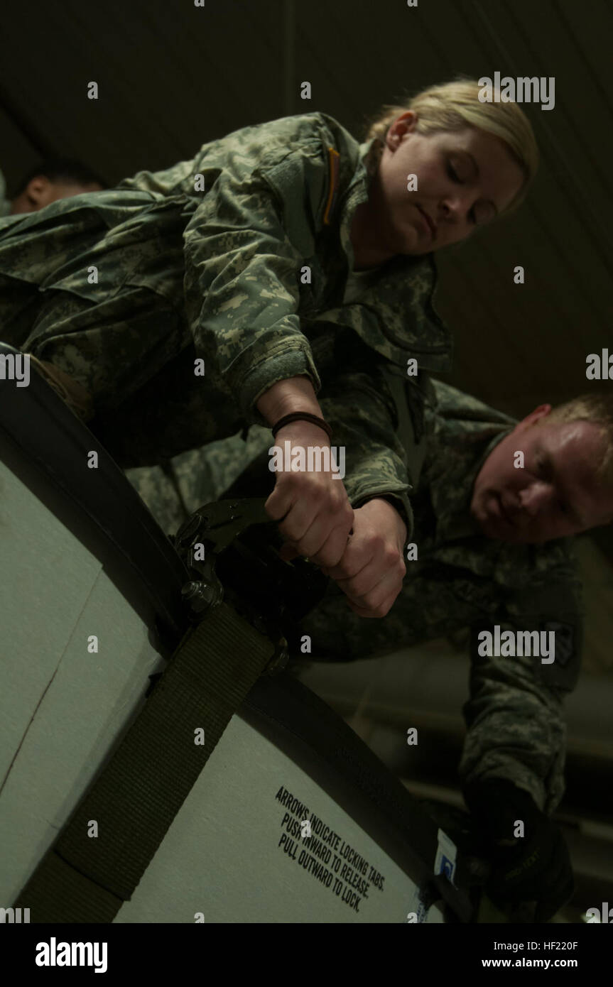 Spc. Crystal Roseman (left) and Sgt. Geoffrey Hansen with the 207th ...