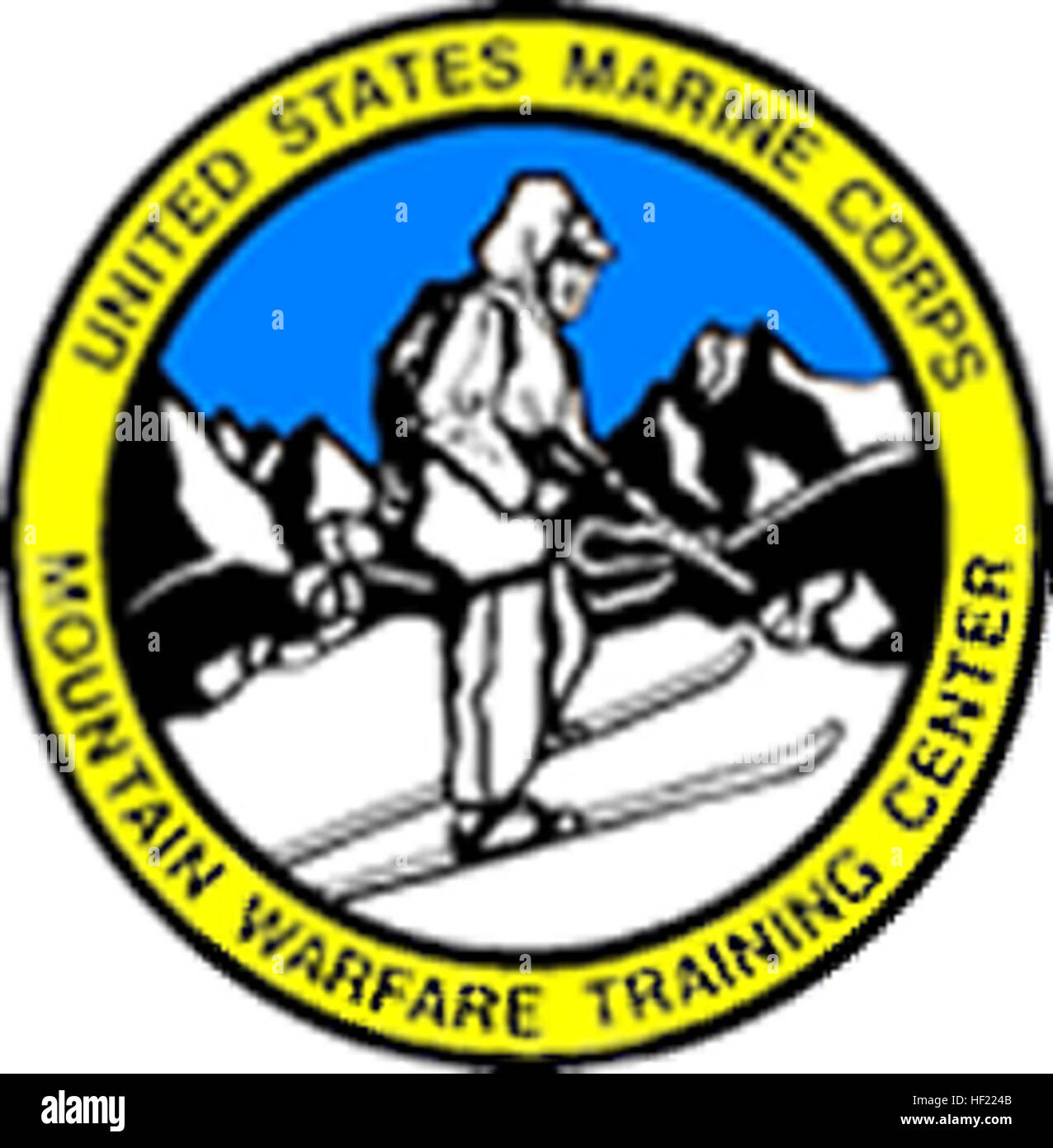 Mountain Warfare Training Center insignia Stock Photo - Alamy