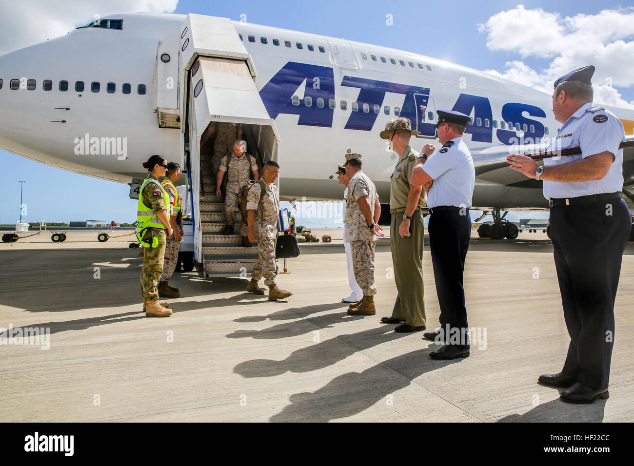 Lt. Col. Keven Matthews, commanding officer, Marine Rotational Force ...