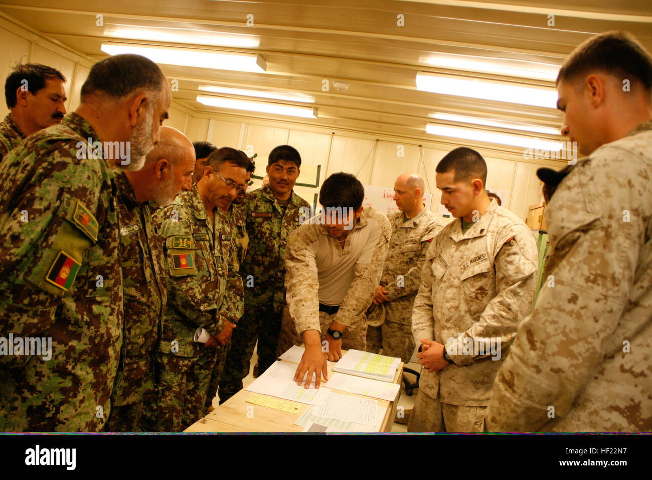 U.S. Marine Corps Cpls. Jonathan Arroyo, right, and Christopher ...