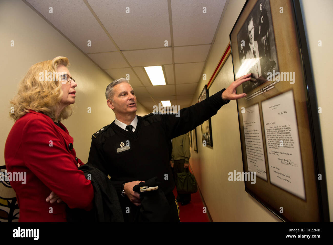 Acting Deputy Secretary of Defense Christine Fox meets with Maj. Gen ...