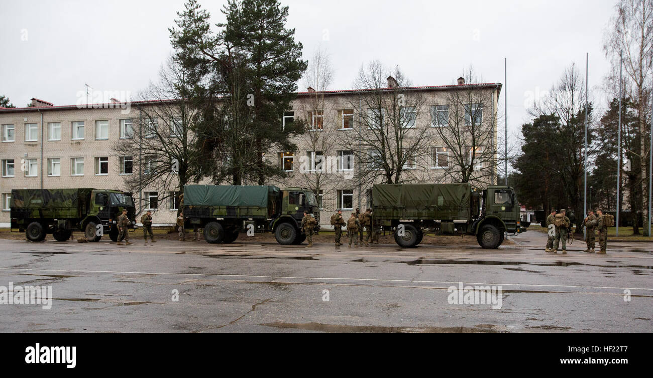 CAMP ADAZI, LATVIA – Marines from Weapons Company, 3rd Battalion, 8th ...