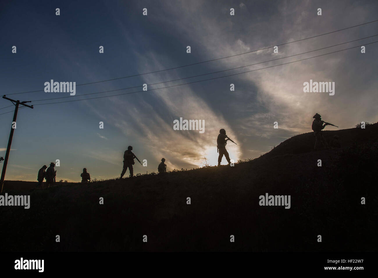 U.S. Marines with 9th Communication Battalion, I Marine Expeditionary ...