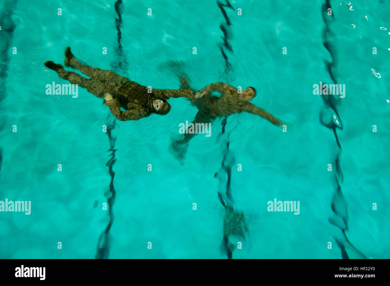 U.S. Marine Corps Sgt. John Battle and 2nd Lt. Daniel Markovich ...