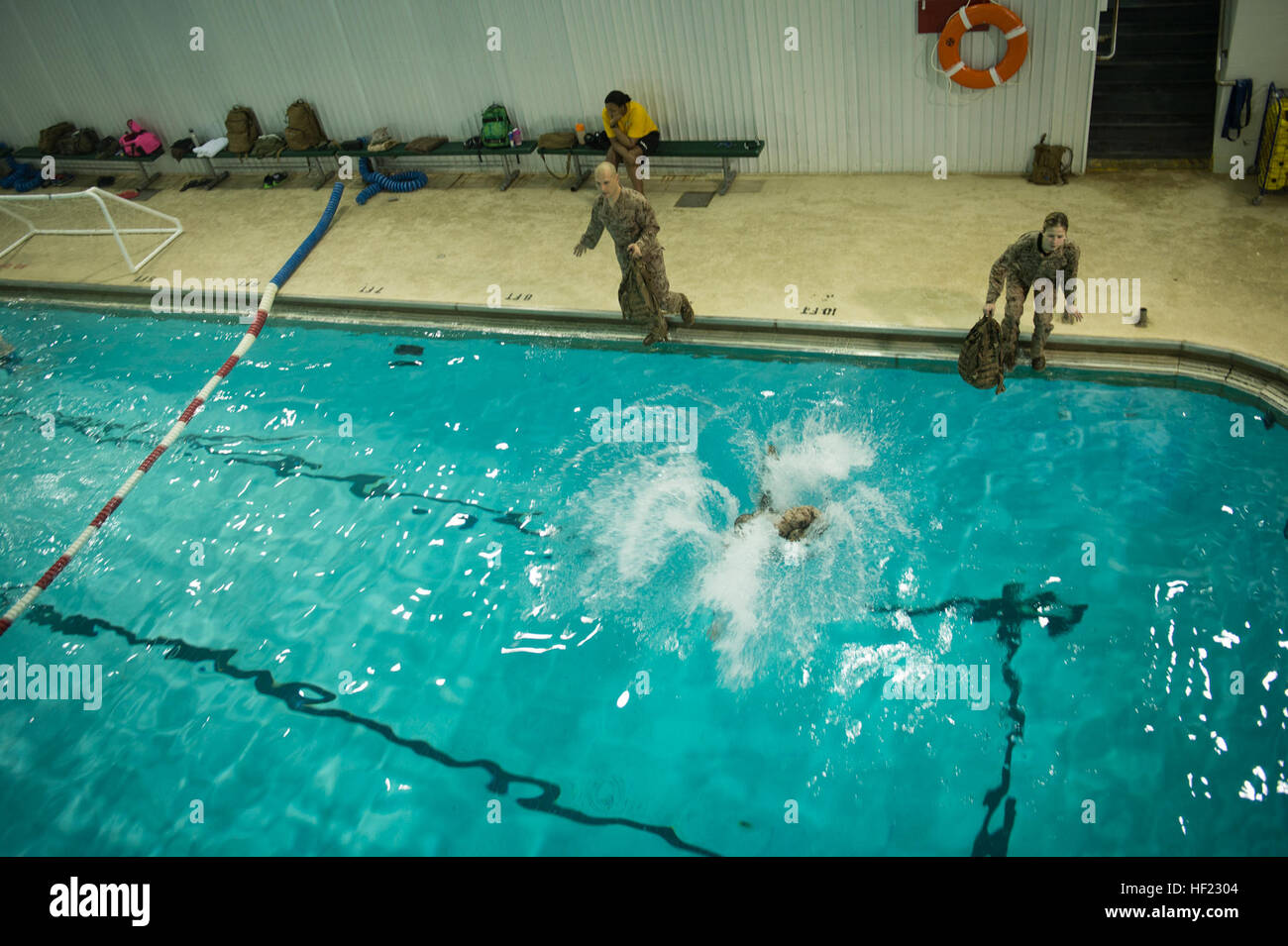 U.S. Marines with Marine Corps Base Quantico, complete the final ...