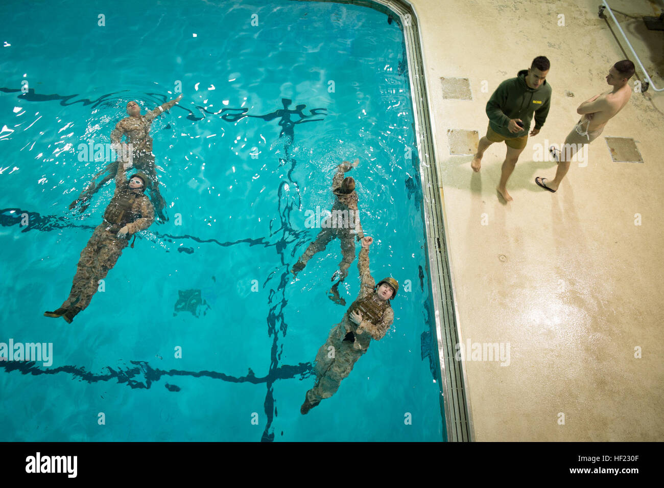 U.S. Marines with Marine Corps Base Quantico, complete the final ...