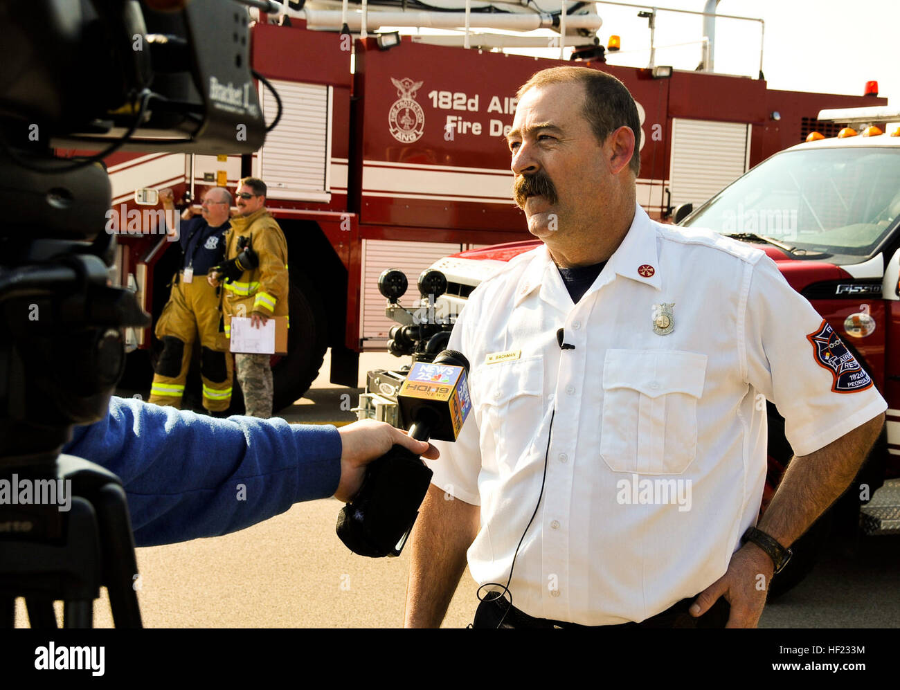 State of Illinois MCFR 3 Michael Bachman, a firefighter with the 182nd ...