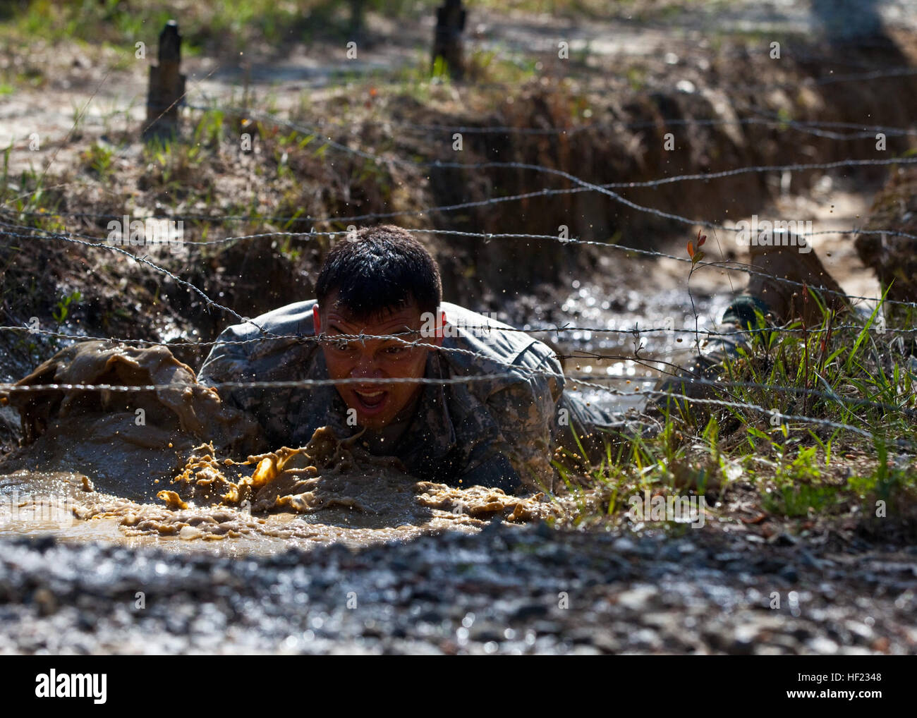 First Sgt. Joshua King, 5th Special Forces Group, completes a water ...