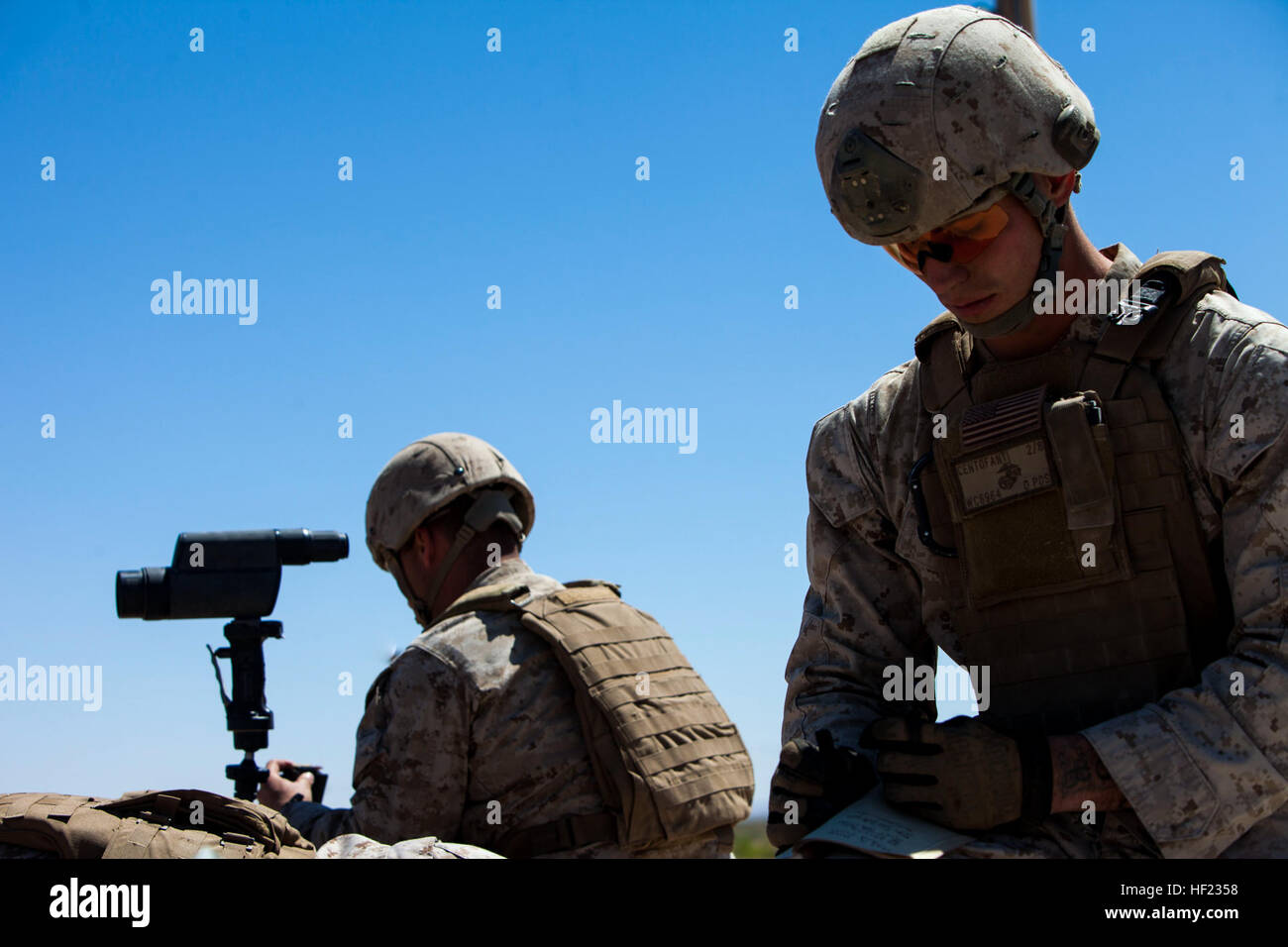 U.S. Marine Corps Lance Cpl. Edwin Centofanti, scout, scout sniper ...