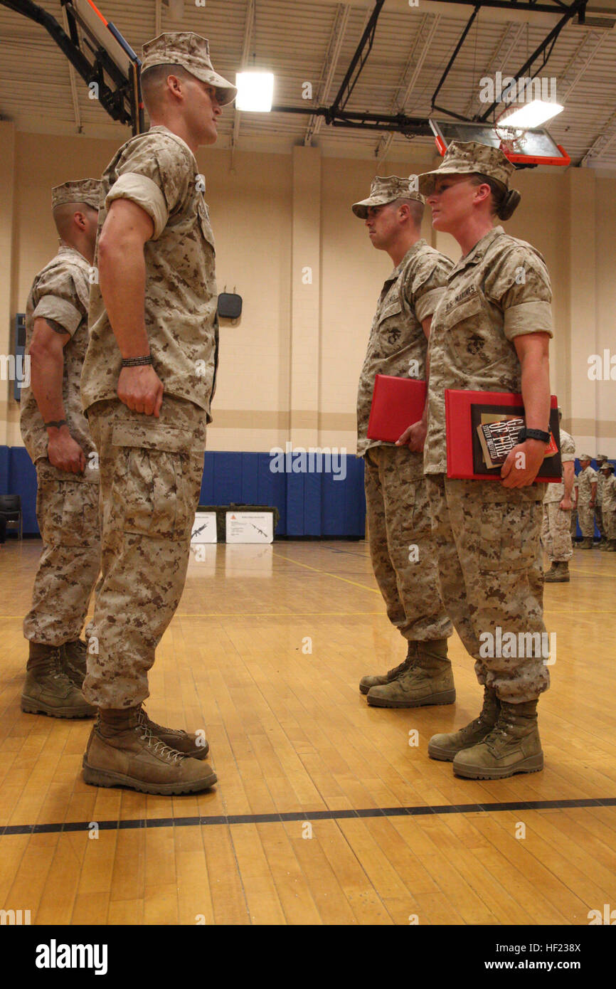 U.S. Marine Corps Sgt. Shan J. Gallagher Jr., combat instructor of the ...