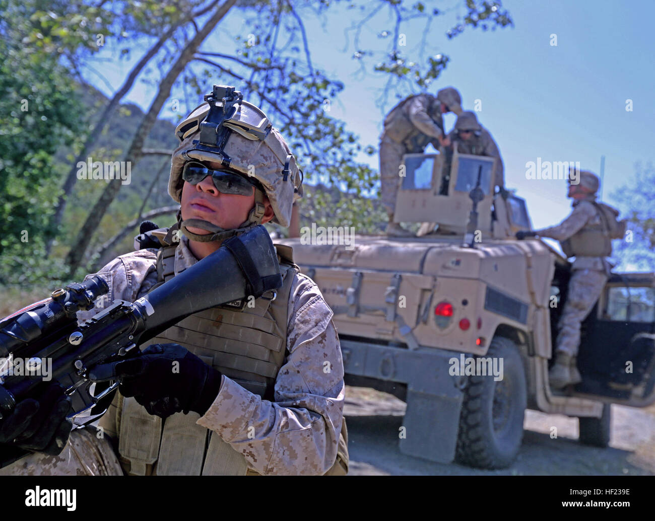 Marines from Combat Logistics Battalion 1 conducted Counter-IED ...