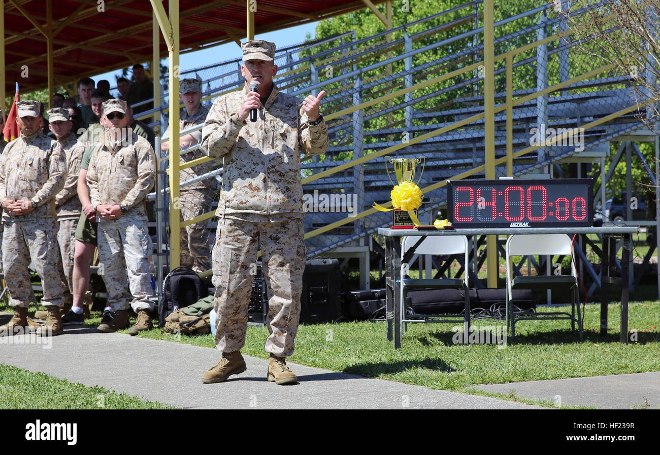 Brigadier General James W. Lukeman, the commanding general for 2nd ...