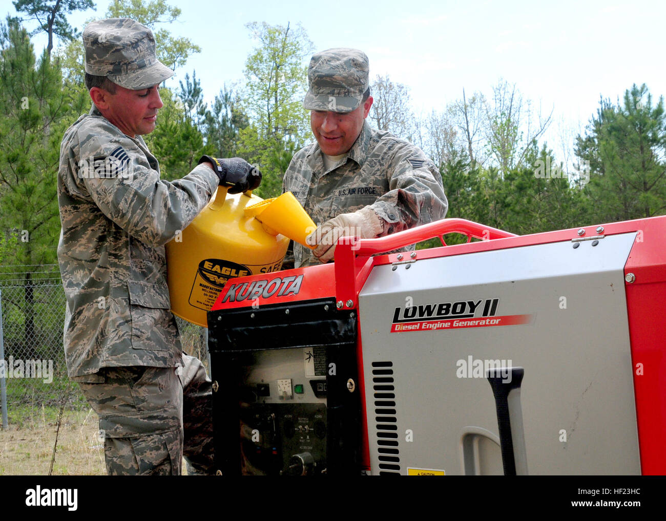 Air Force Sgt. Kernice Locklear and Senior Airman Tory Torrez, part of ...