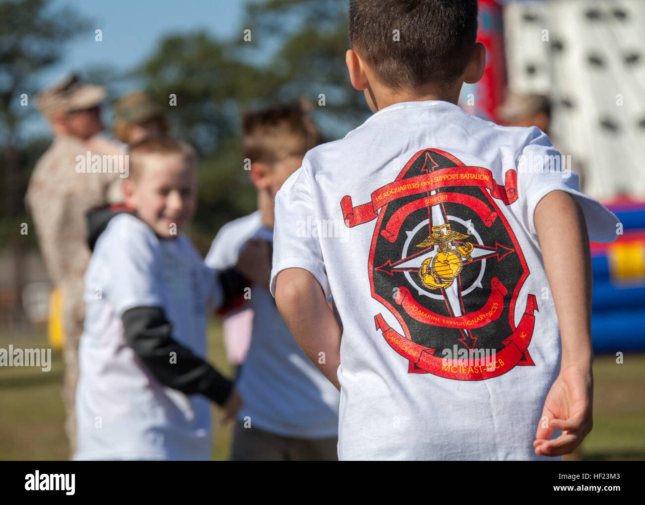 Children of U.S. Marines and Sailors with Headquarters and Support ...