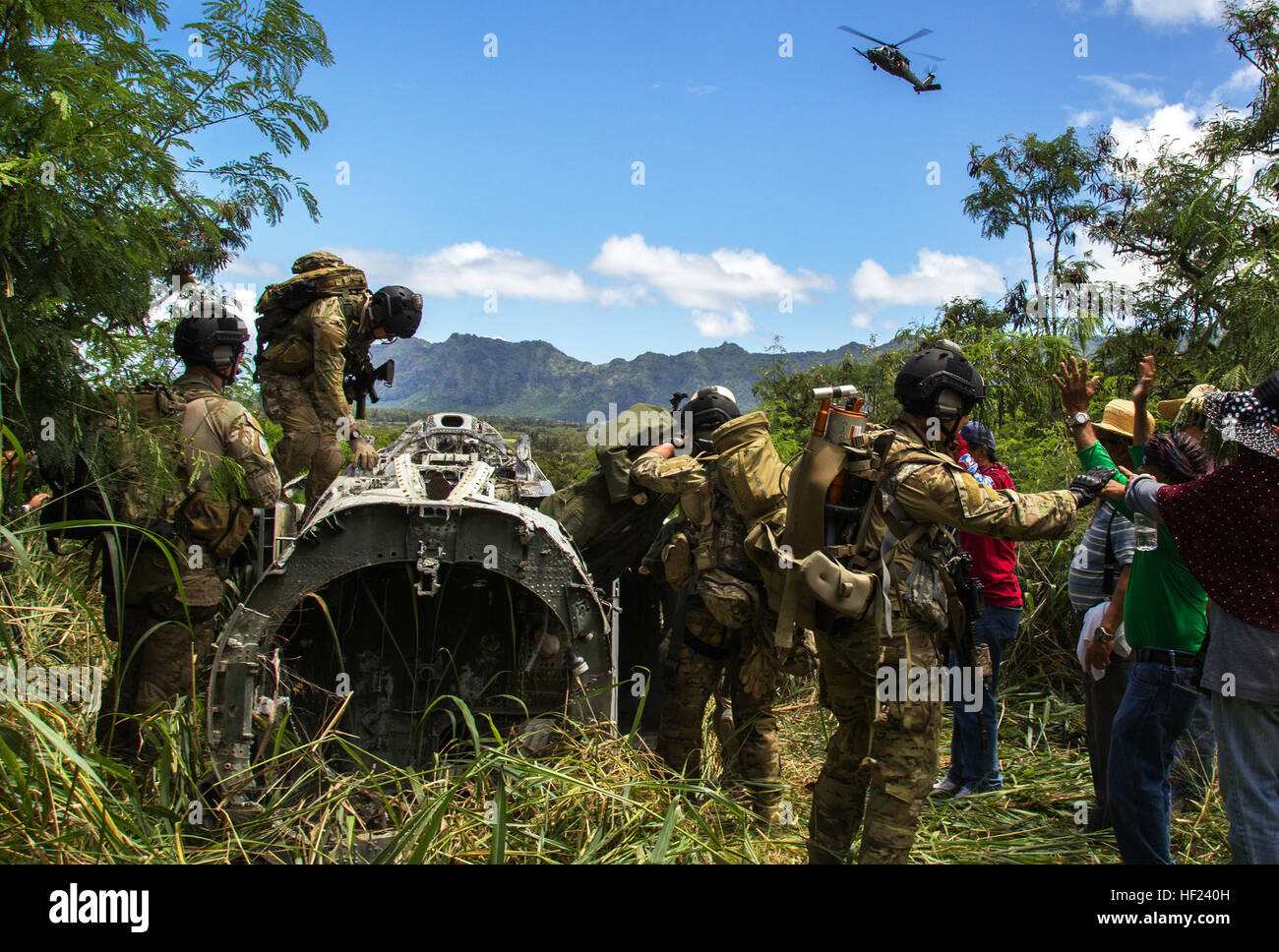 Air Force Pararescuemen with 131st Rescue Squadron, 129th Rescue Wing ...