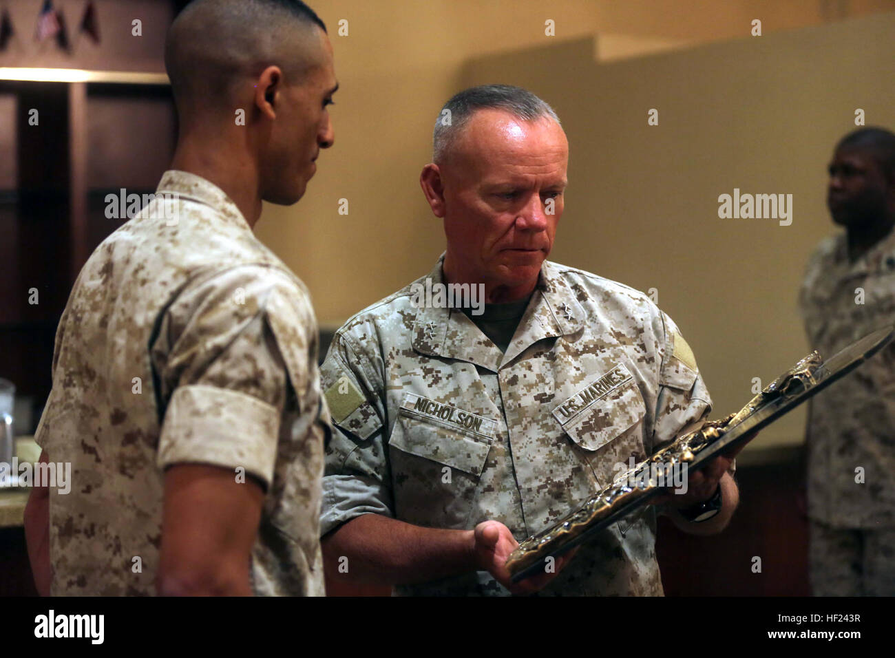 Major Gen. Lawrence D. Nicholson, the commanding general of 1st Marine ...