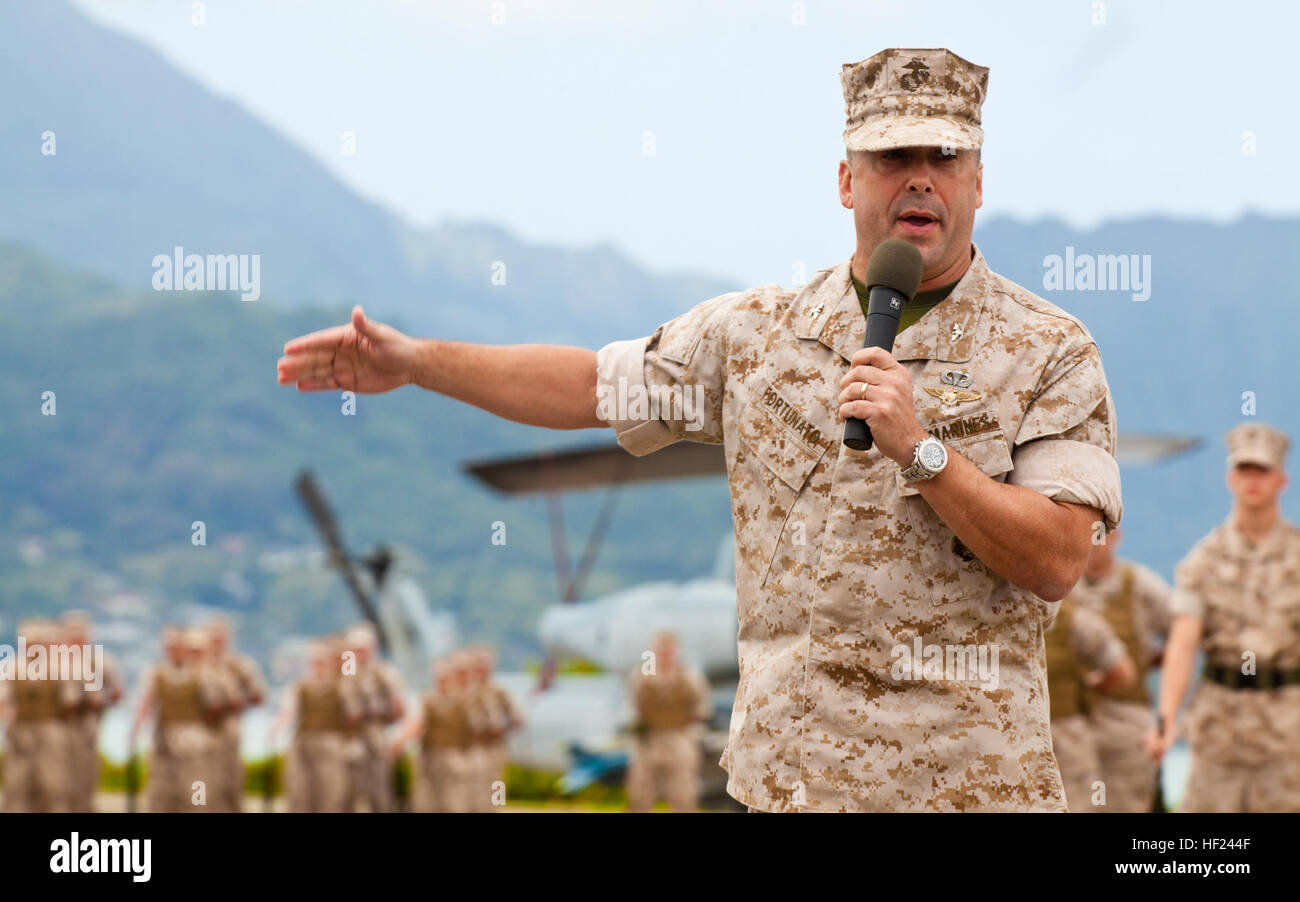 U.S. Marine Corps Col. Paul A. Fortunato, Marine Aircraft Group 24 (MAG ...