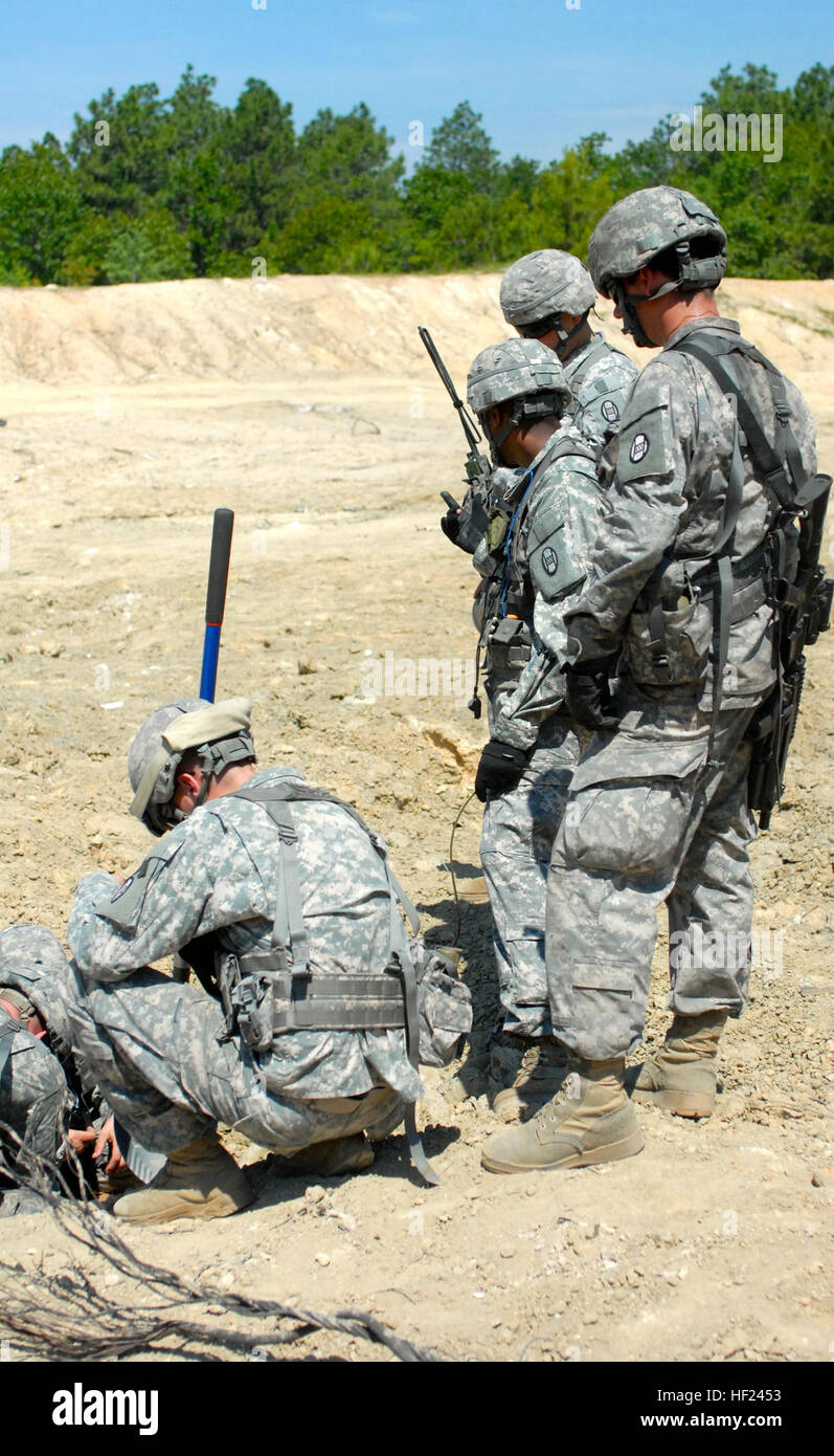 Combat engineers with 30th Brigade Special Troops Battalion, 30th ...