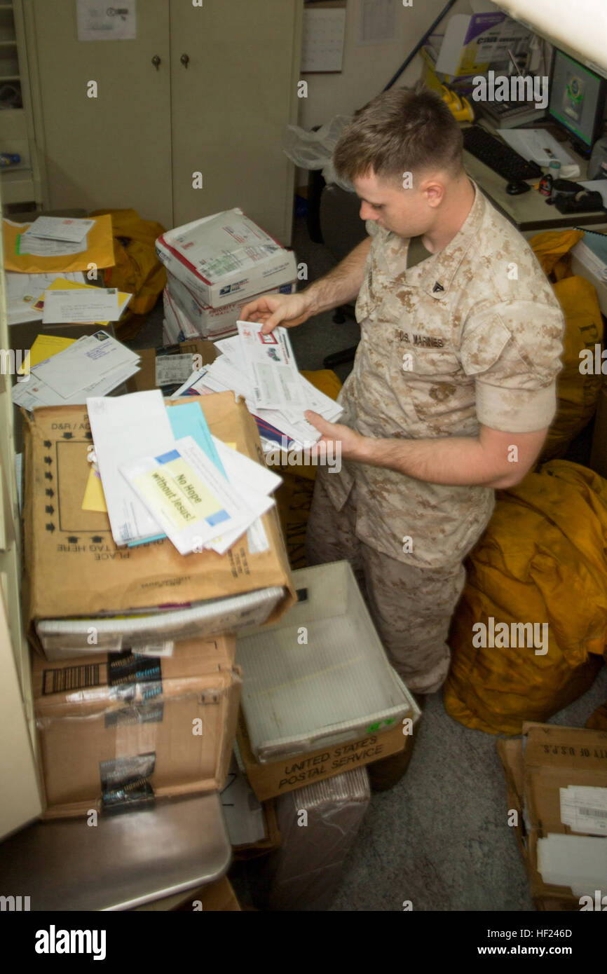 U.S. Marine Corps Cpl. Josh Lowe, Combat Logistics Battalion 22, 22nd ...