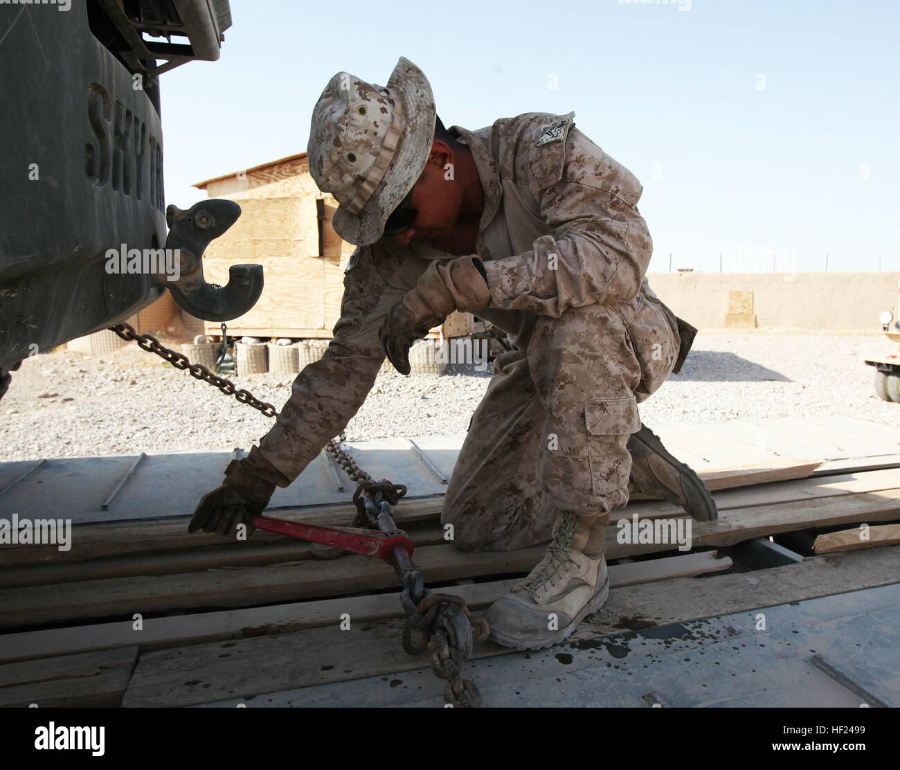Corporal John Chavez, a motor transportation operator with Combat ...