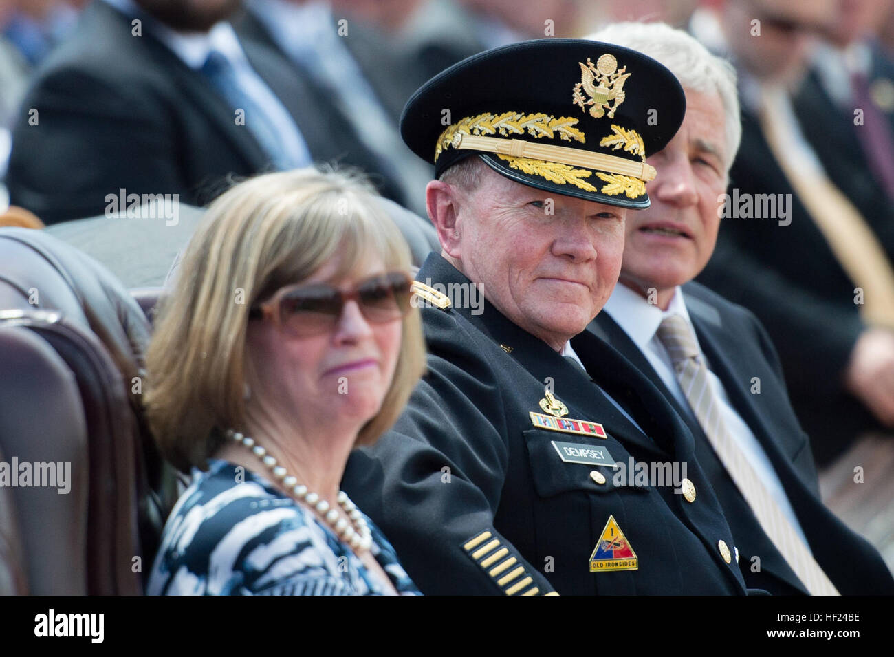 From left, Deanie Dempsey, Chairman of the Joint Chiefs of Staff U.S ...