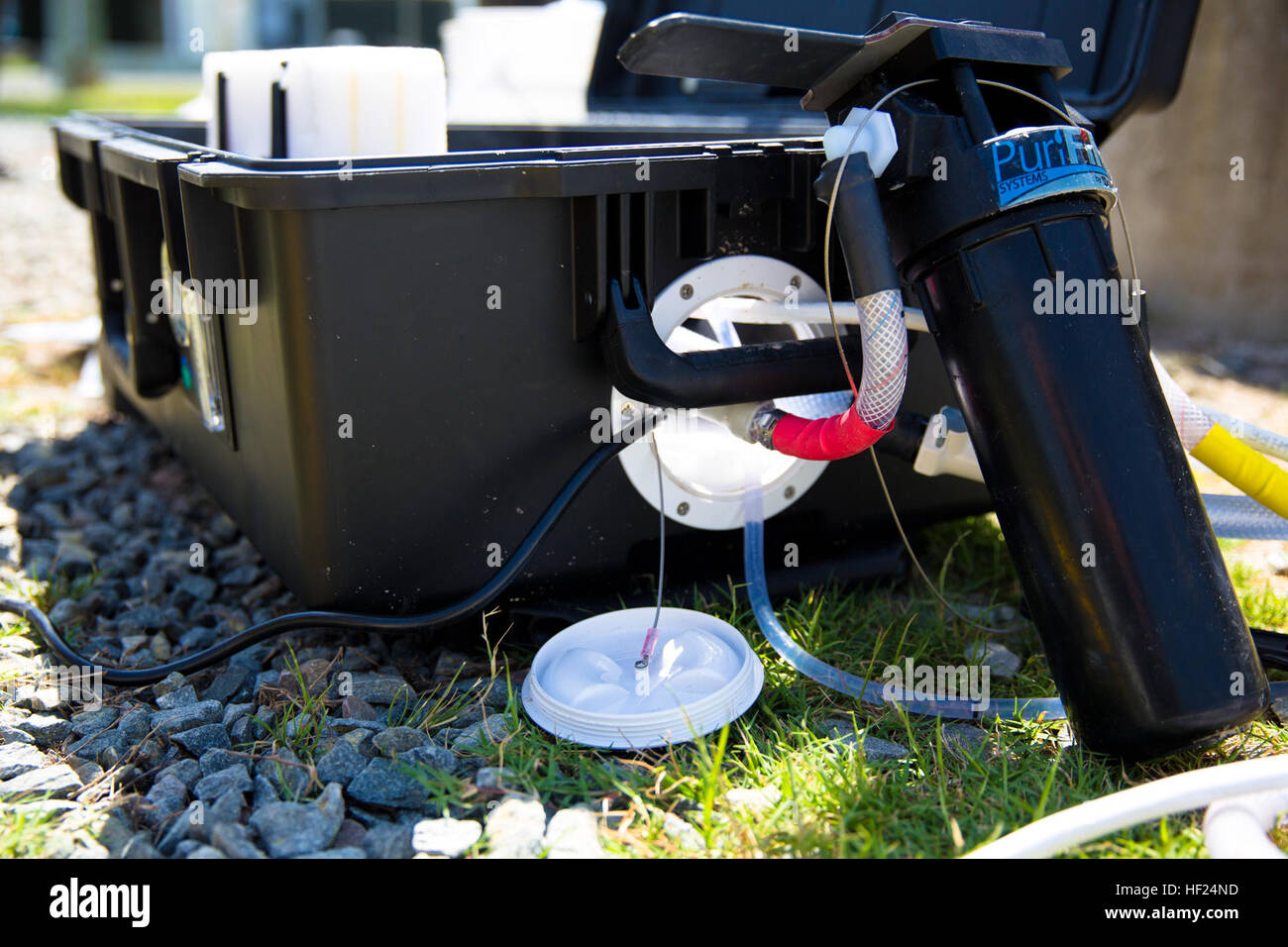 Platoon water purification system hi-res stock photography and images ...
