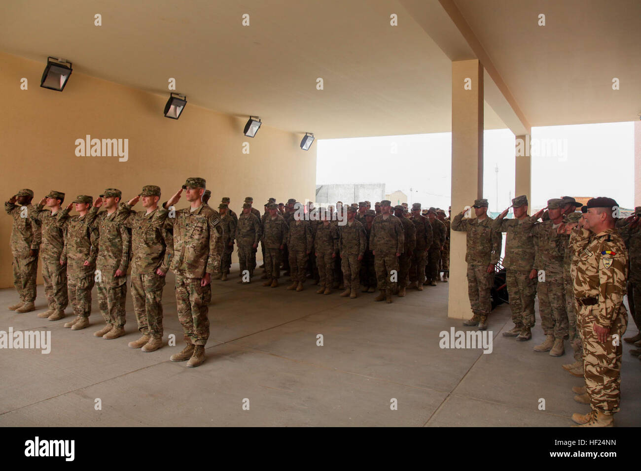 Members serving with the NATO, Role 3, Multinational Medical Unit ...