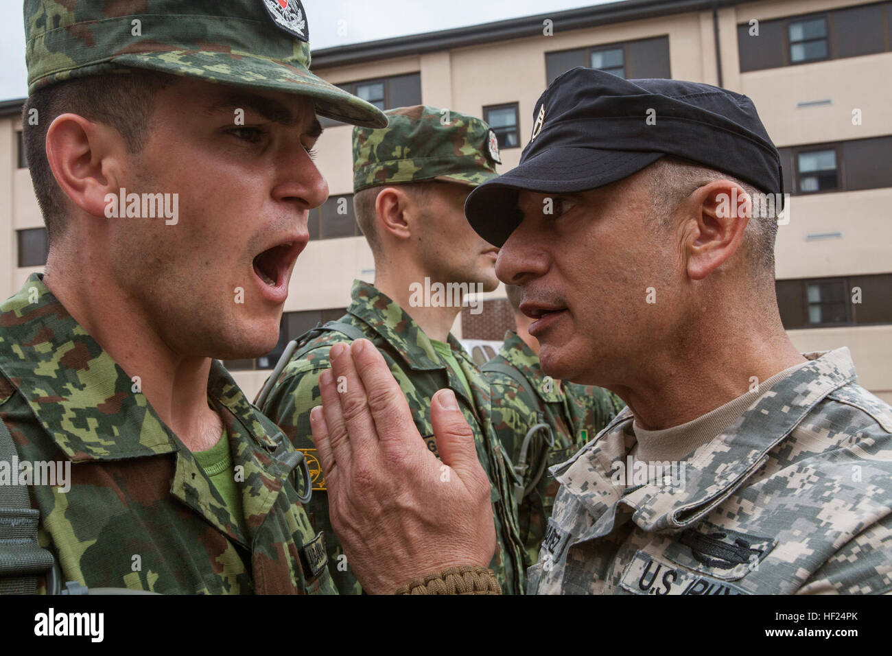 New Jersey Army National Guard drill instructor Sgt. 1st Class Harry R ...