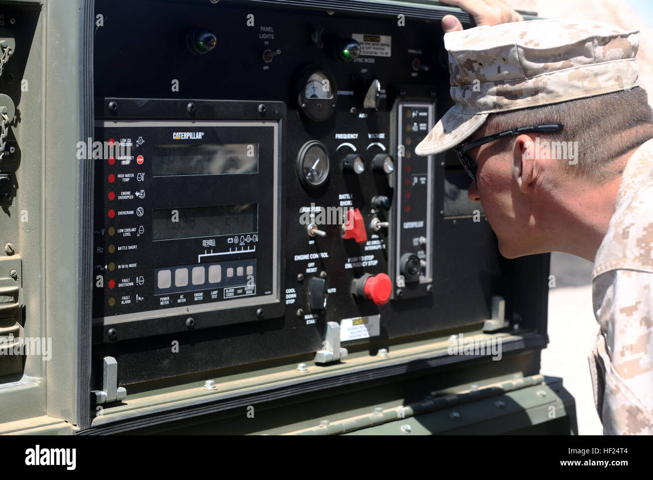 U.S. Marine Corps Lance Cpl. Cole D. Keeler, generator technician ...