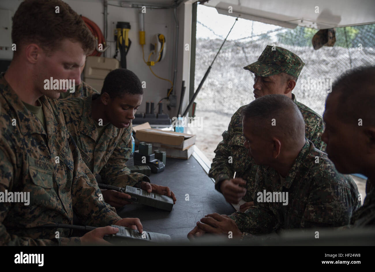 Philippine Marines assigned to Motor Transportation and Maintenance ...