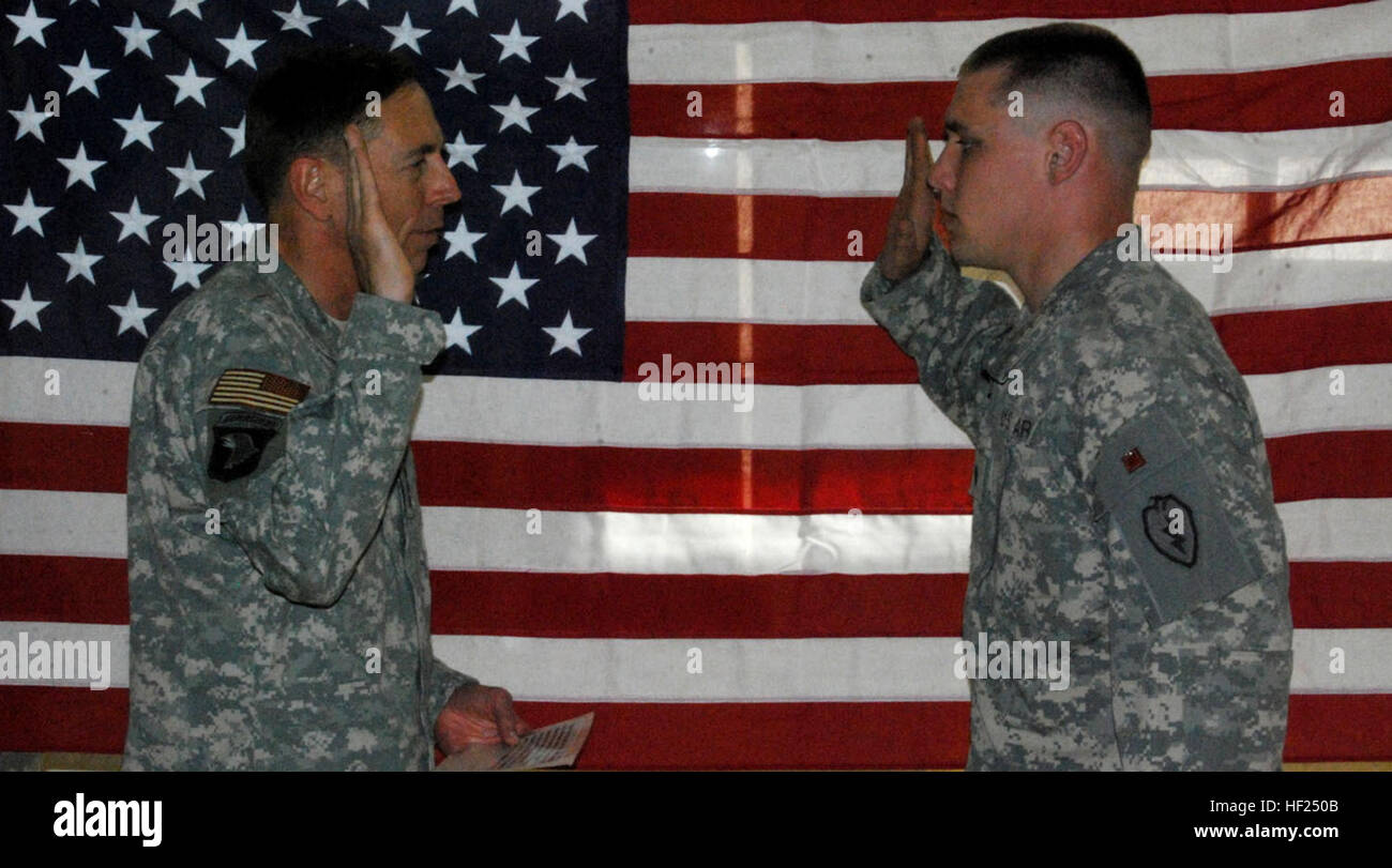 Gen. David Petraeus, Multi-National Force - Iraq commander, issues the ...