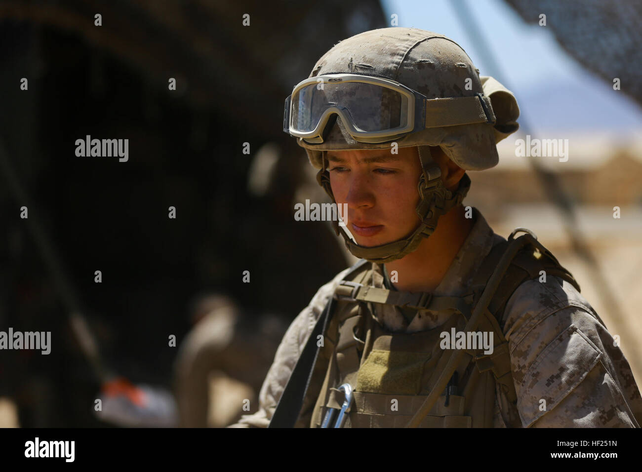 Lance Cpl. Matthew Winans, a data wire technician with Combat Logistics ...