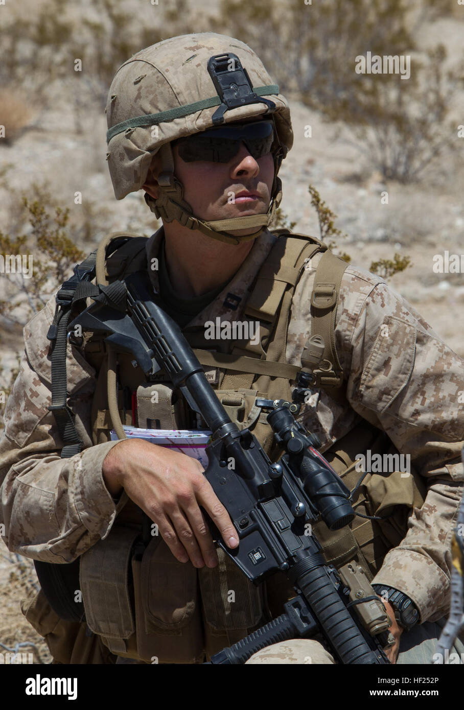 U.S. Marine Corps Capt. John Jurinek, logistics officer, Headquarters ...