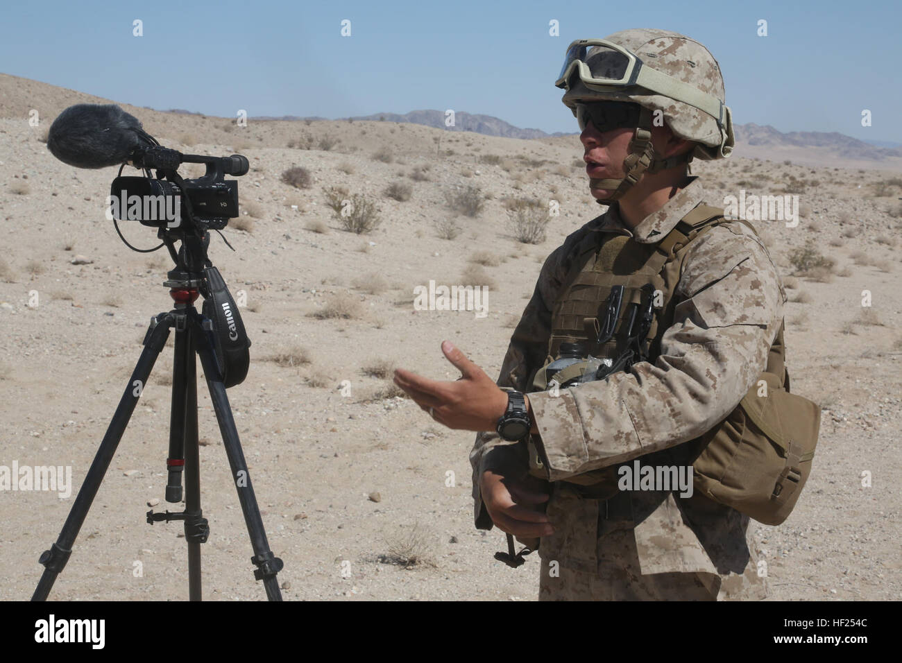 U.S. Marine Corps Lance Cpl. Jacob Smith, a combat videographer with ...