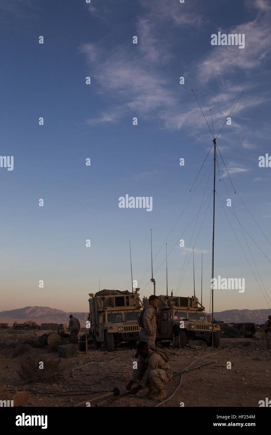 U.S. Marines with Marine Air Support Squadron (MASS) 3, Marine Air ...