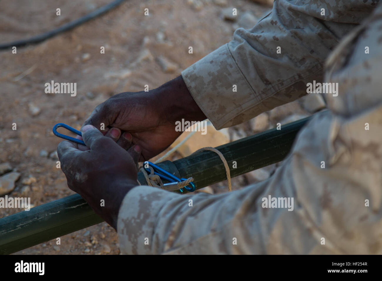 U.S. Marines with Marine Air Support Squadron (MASS) 3, Marine Air ...