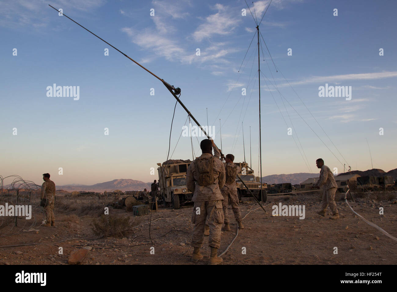U.S. Marines with Marine Air Support Squadron (MASS) 3, Marine Air ...