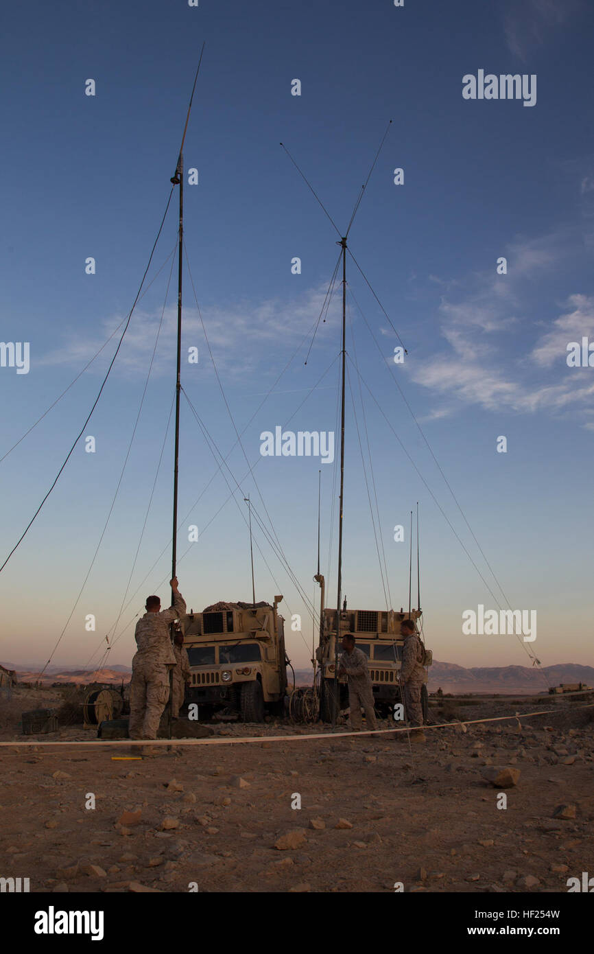 U.S. Marines with Marine Air Support Squadron (MASS) 3, Marine Air ...