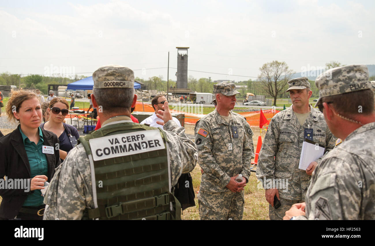 Lt. Col. Goodrich, commander of Virginia's Chemical, Biological ...