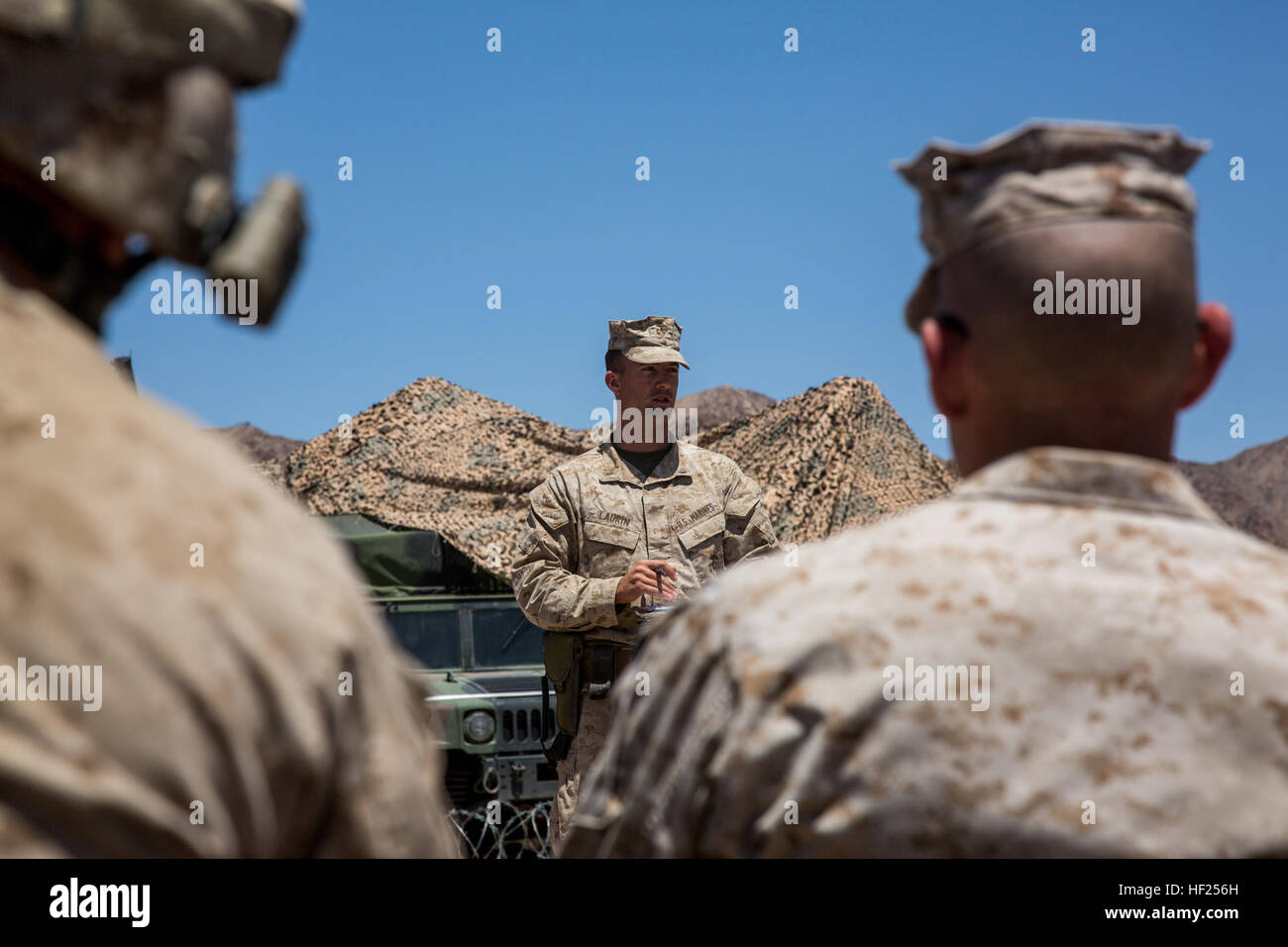 U.S. Marine Corps 1st Lt. Jonathan Lauren, an intelligence officer with ...