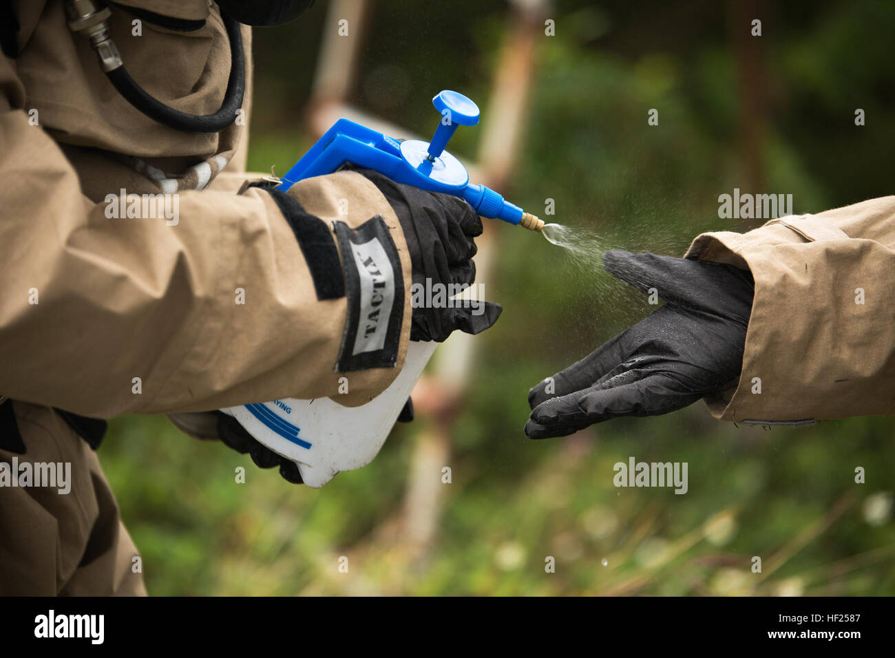 Two Chemical, Biological, Radiological and Nuclear Marines rinse off ...