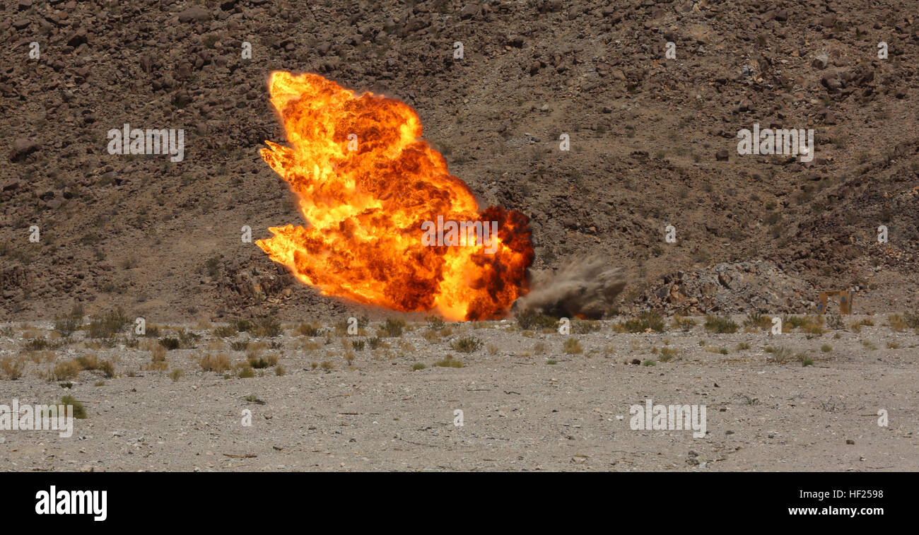 Third Combat Engineer Battalion detonated an improvised Fougasse ...
