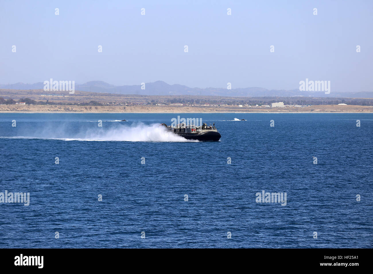 A landing craft air cushion (LCAC) with Amphibious Squadron (PHIBRON) 5 ...