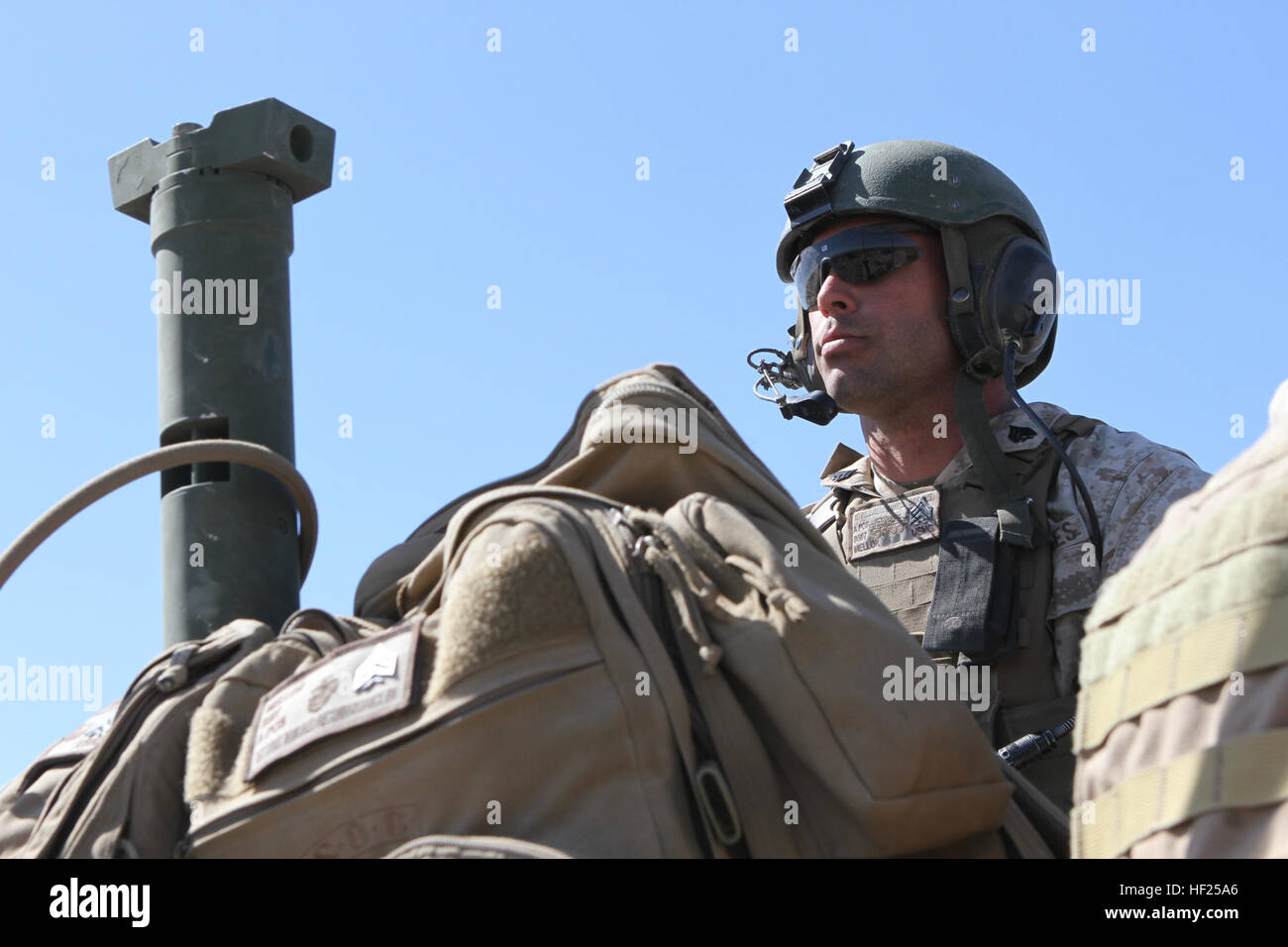 Sgt. Garrett Mellor, a gunner with Delta Company, 1st Light Armored ...
