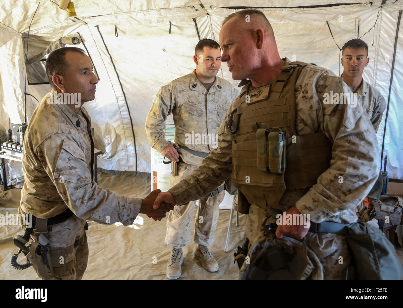 The commanding general of 1st Marine Division (1ST MARDIV), Maj. Gen ...