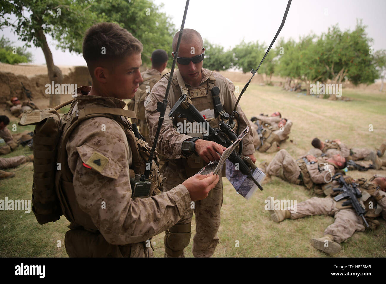 Camp leatherneck map hi-res stock photography and images - Alamy