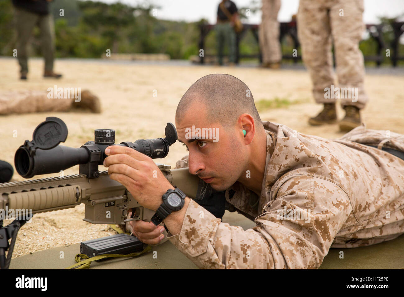 Sgt. Vincent J. Petitto makes final adjustments May16 in the Central ...